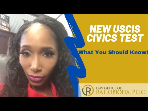 USA Citizenship: New Civics Test 2020 ! | USCIS citizenship questions by Attorney Ral Obioha