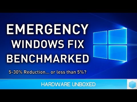 Benchmarking Windows 10 Meltdown Flaw Emergency Patch, What Can Desktop Users Expect?