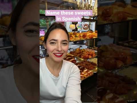 Name these sweets in Spanish. Food vocabulary