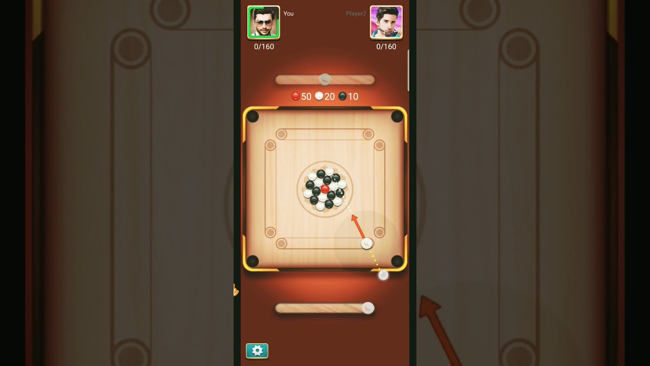 Carrom lite 🆕 Trick #pleasesubscribe #carromboard