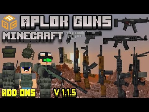 DOWNLOAD APLOK GUNS UPDATED MOD FOR MCPE