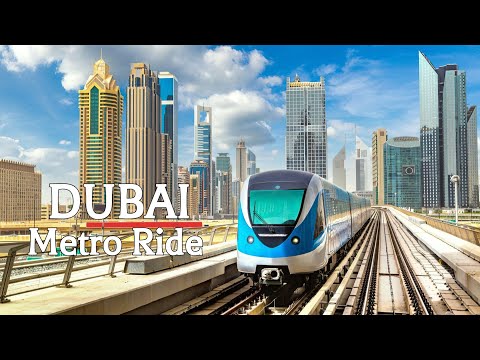 DUBAI Metro Ride: Exploring the Red and Green Lines