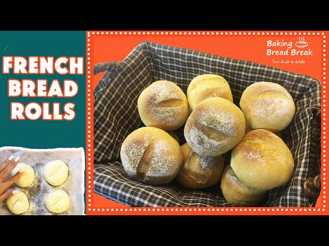 French bread rolls : The best French bread recipe ❗