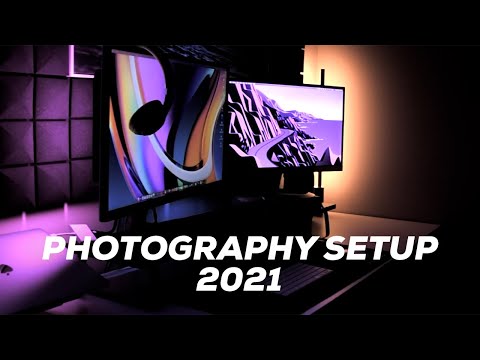 2021 Photography & Video Editing Desk Setup Video