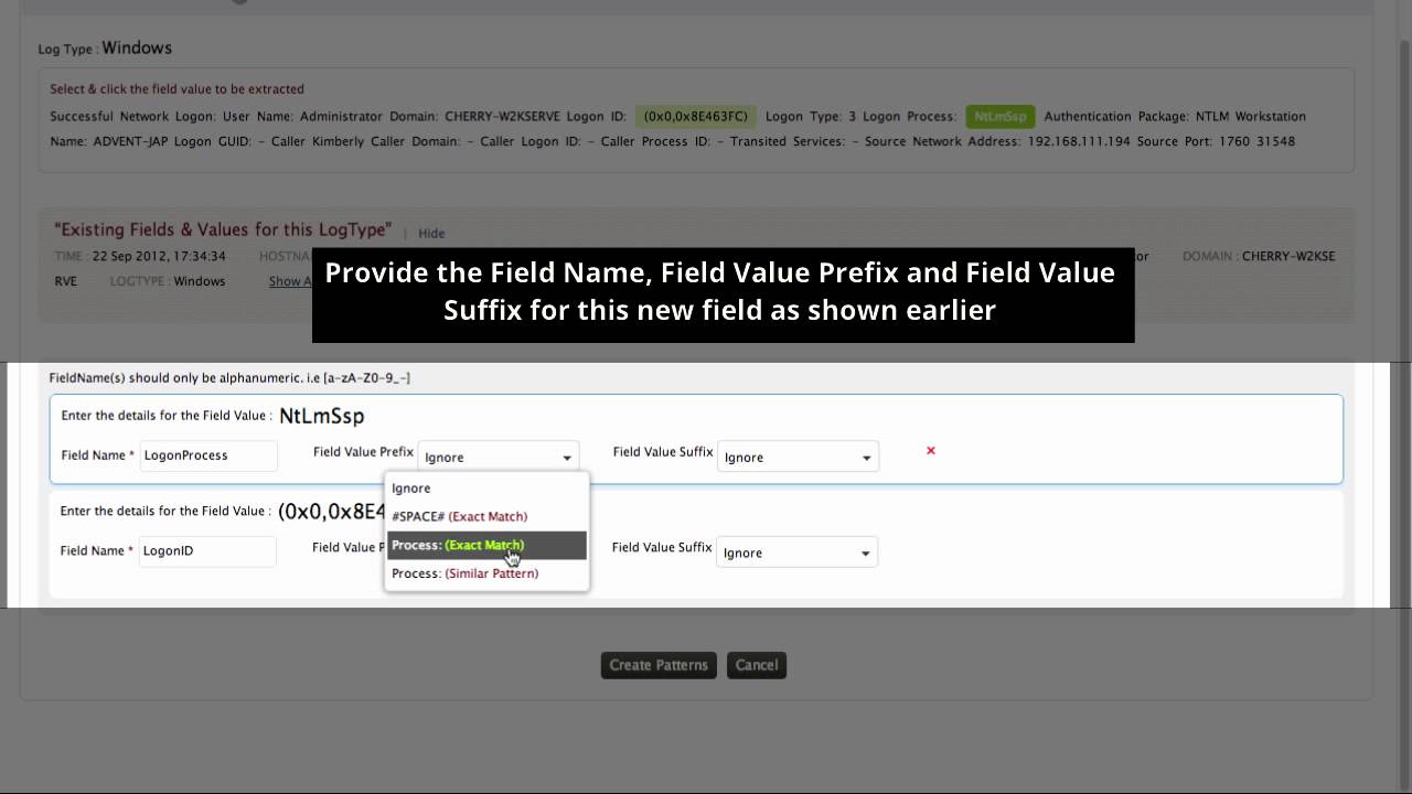EventLog Analyzer: How to Extract New Fields for Universal Log Parsing and Indexing (ULPI)