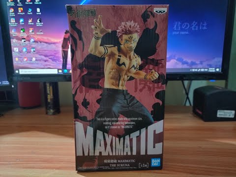 Banpresto Maximatic : The Sukuna ( Jujutsu Kaisen ) Figure Review