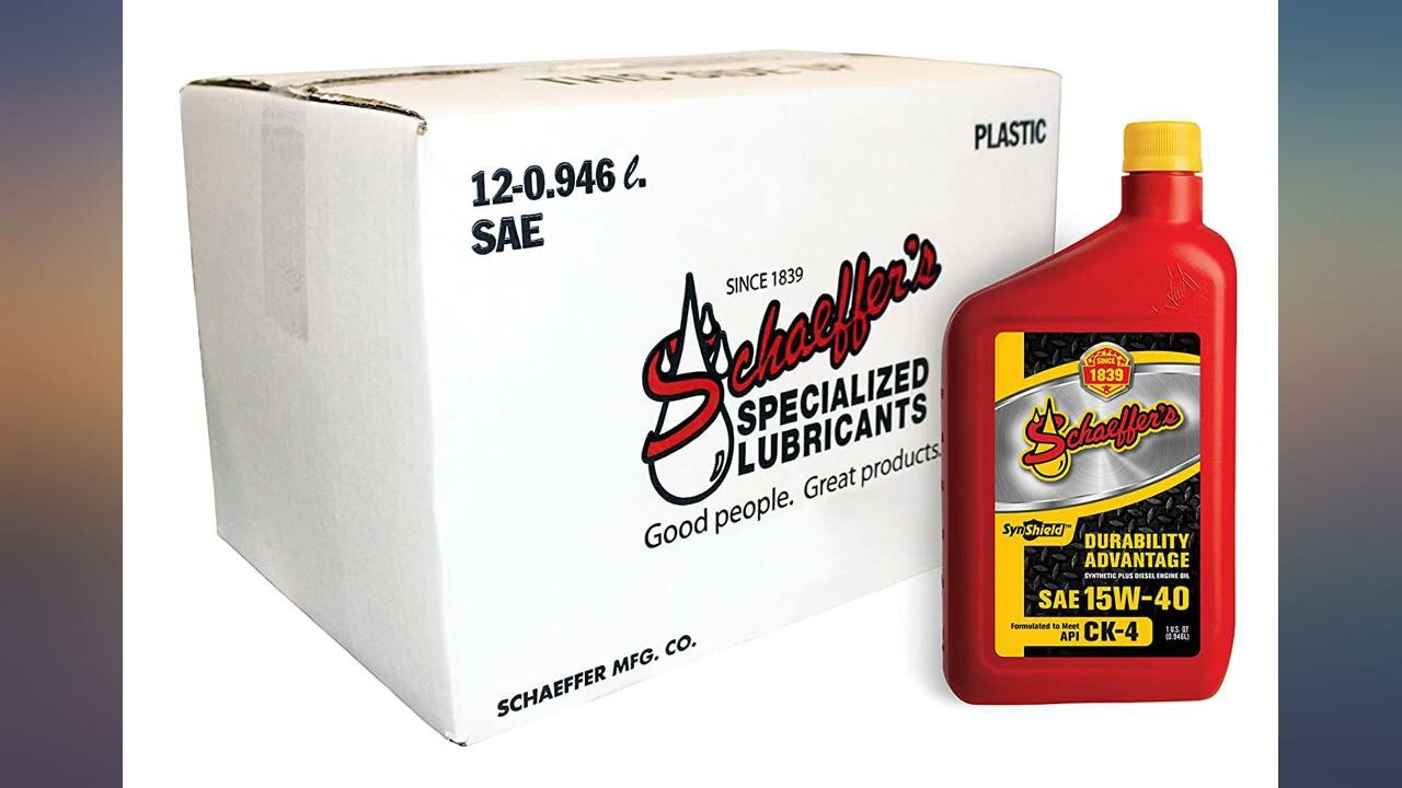 Schaeffer Manufacturing Co. 0700CK4-012 SynShield Durability Advantage 15W-40 review