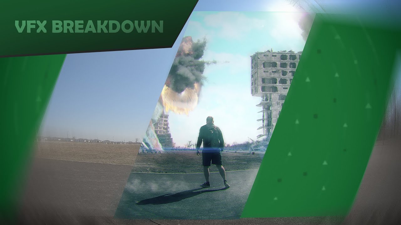 VFX Breakdown - Short sci-fi scene - Cinema4D + After Effects + Octane render