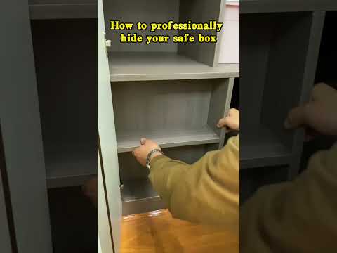 How to professionally hide your safe box.#safebox #safe #money #fyp #furniture
