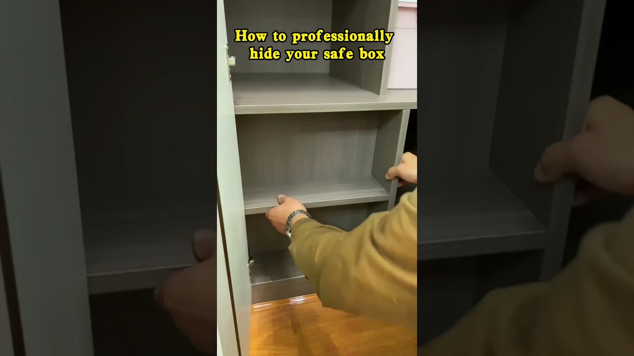 How to professionally hide your safe box.#safebox  #safe  #money  #fyp #furniture