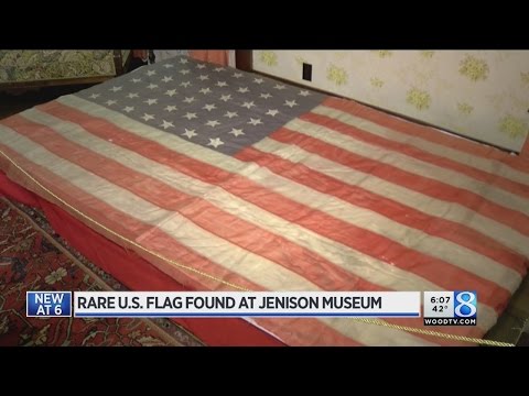 Jenison museum discovers rare 42-star American flag