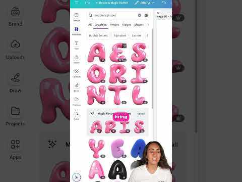Check out these Creative Bubbly Fonts I found in Canva!