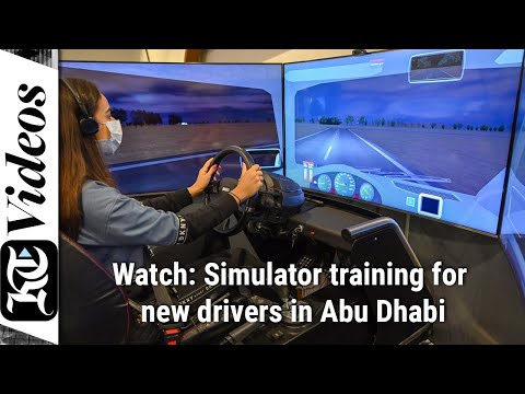 Watch: Simulator training for new drivers in Abu Dhabi