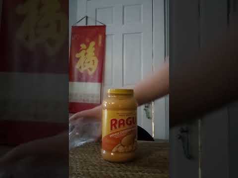 Ragu Double Cheddar Sauce Cap Bottle Flip Trickshot