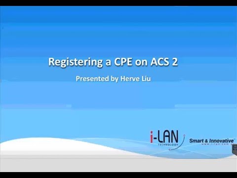 Registering a CPE on VigorACS 2