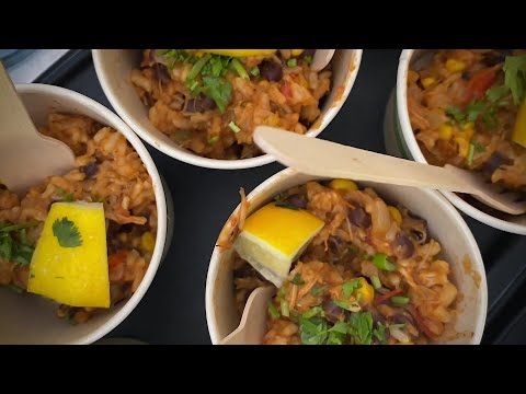 Culinary student at Allan Hancock College offers creative recipes at Food Share Distribution ...