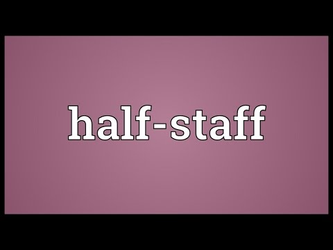 Half-staff Meaning