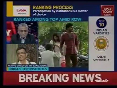 IIMB has topped the list of best management institutes in the ‘India Ranking 2016