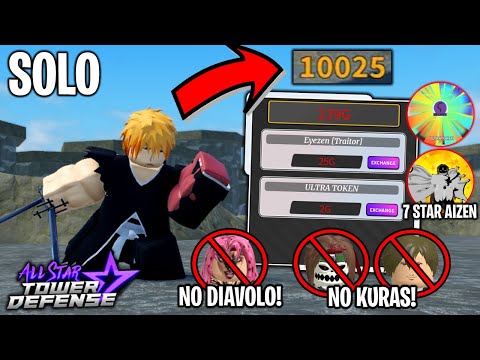 How Get 10k+ Seconds w/ 7 Star Ichigo in Gauntlet Mode (SOLO) | All Star Tower Defense ROBLOX