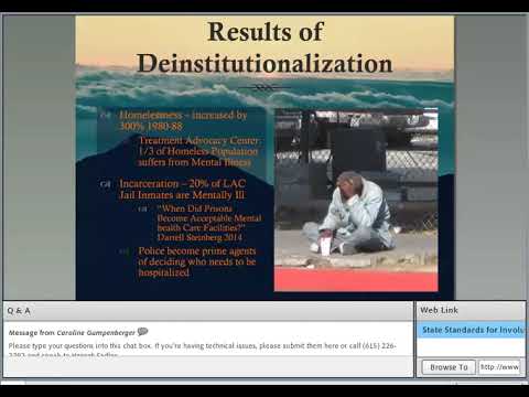 Webinar: Street Medicine for Gravely Mentally Ill Patients
