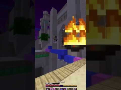 fireball shot #hypixelbedwars #minecraft