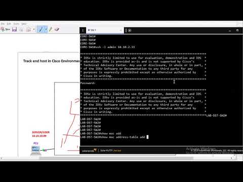 Track end host or device in Cisco Environment | Basic Switching | #CCNA #CCNP
