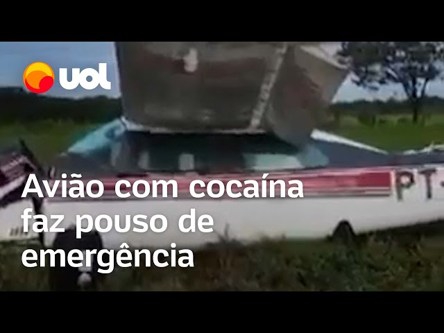 Avião faz pouso de emergência com 420 kg de cocaína e piloto é preso