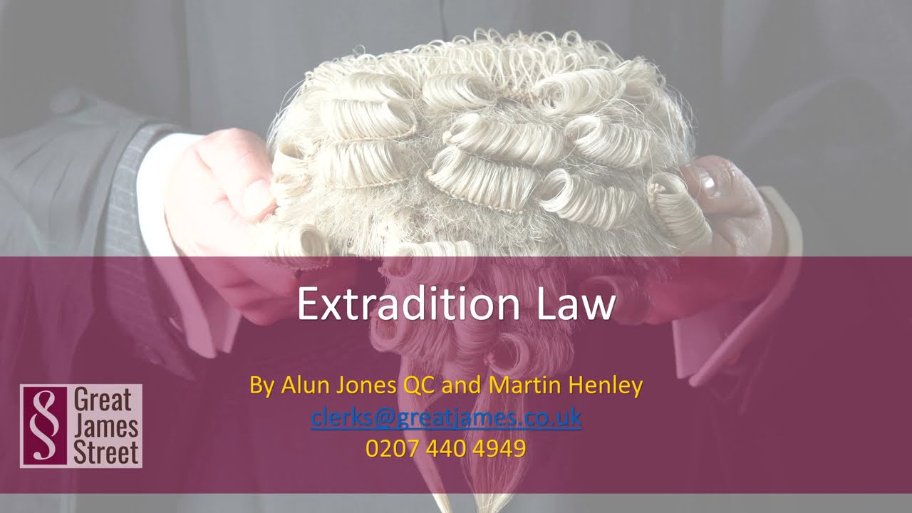 Barristers - Alun Jones QC and Martin Henley - Extradition Masterclass (Promo)