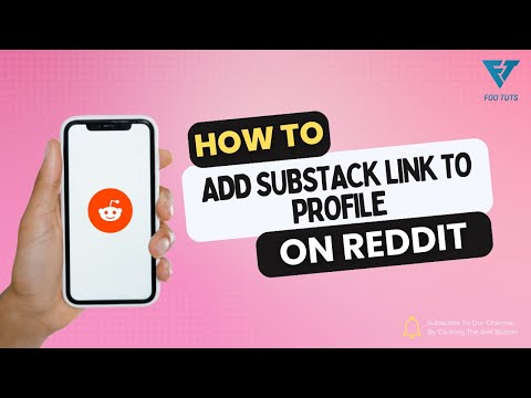 HOW TO ADD SUBSTACK LINK ON REDDIT PROFILE