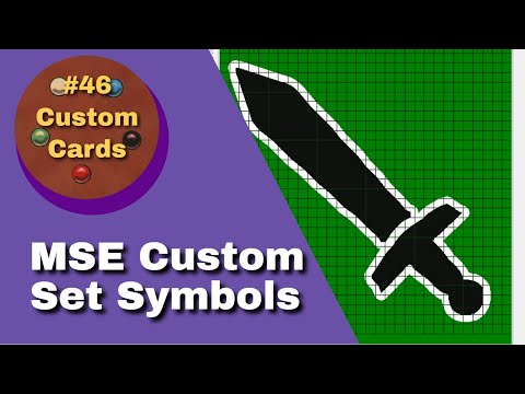 How to Create a Custom Set Symbol on Magic Set Editor | Custom Cards #46