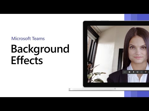 Background effects with Microsoft Teams
