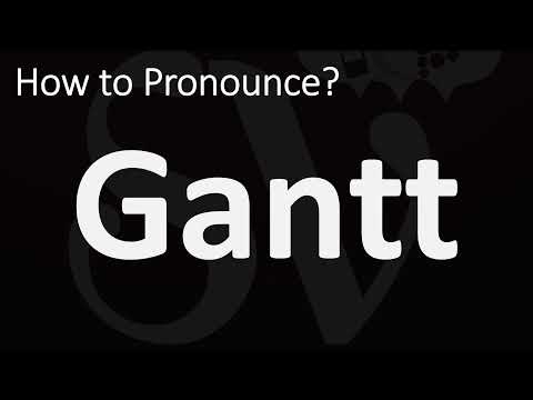 How to Pronounce Gantt? (CORRECTLY)