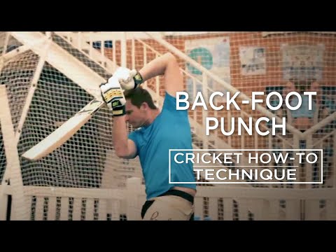 Back-Foot Punch | Technique | Cricket How-To | Steve Smith Cricket Academy