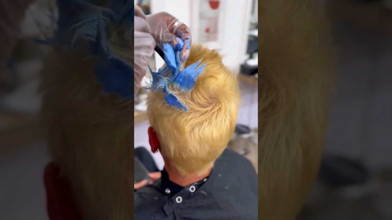 platinum blonde | pixie cut #youtubeshorts #viralvideo