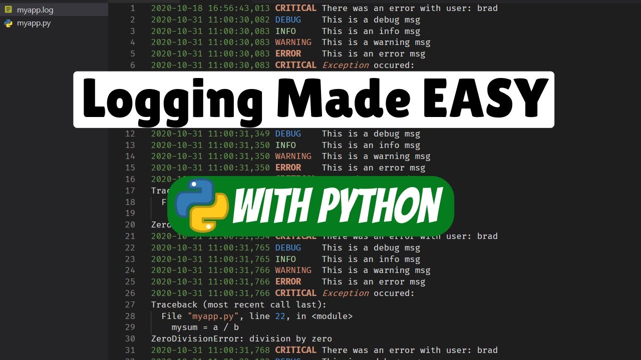 Python Logging Made Easy