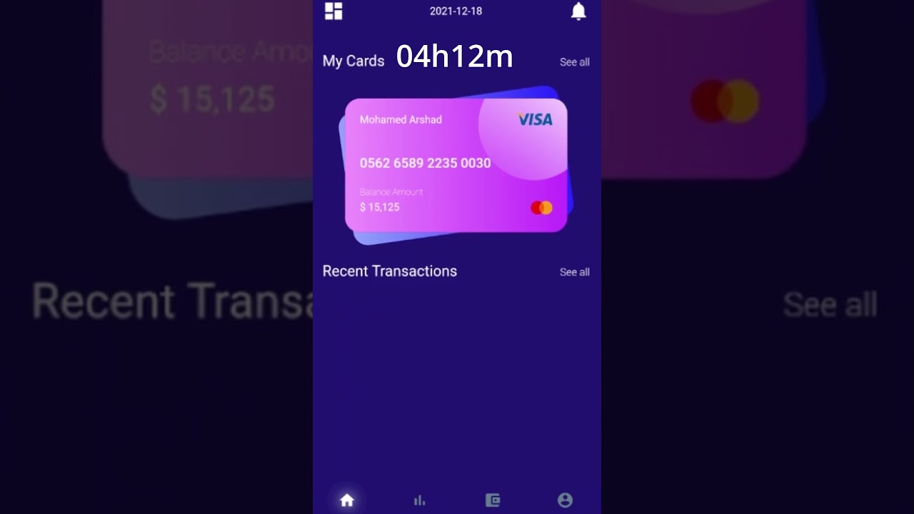 Speed Code - Banking Flutter App Design