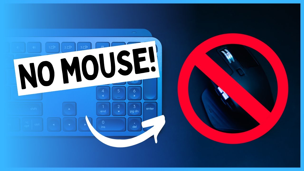 Coding Without A Mouse 😯 **IMPOSSIBLE**
