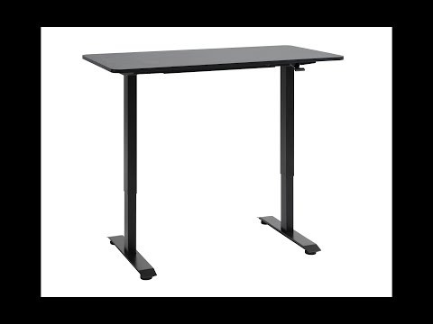 ASSENTOFT height adj. desk, black - JYSK