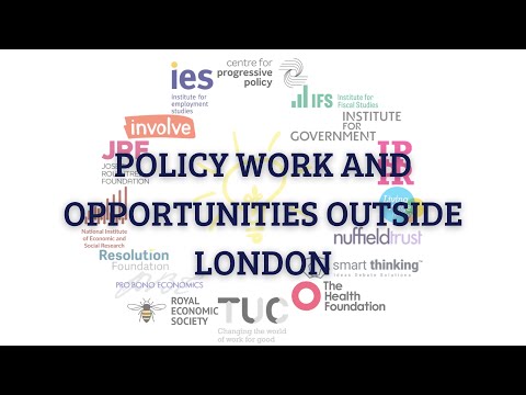Policy Work and Opportunities Outside London