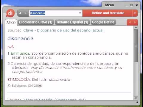 Definición de disonancia