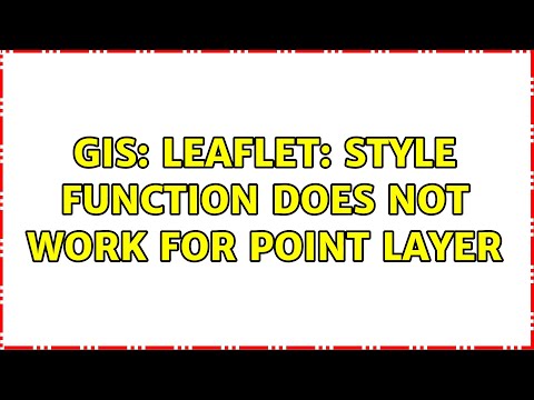 GIS: Leaflet: Style function does not work for point layer