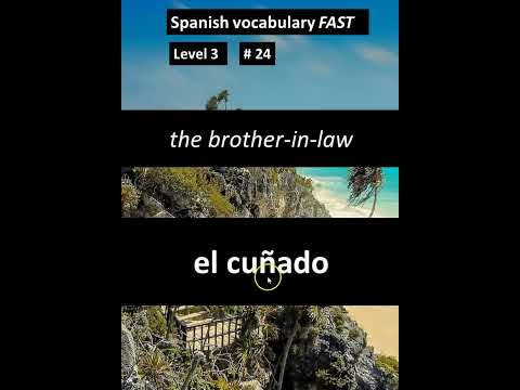 BROTHER-IN-LAW / CUÑADO #spanishvocabulary