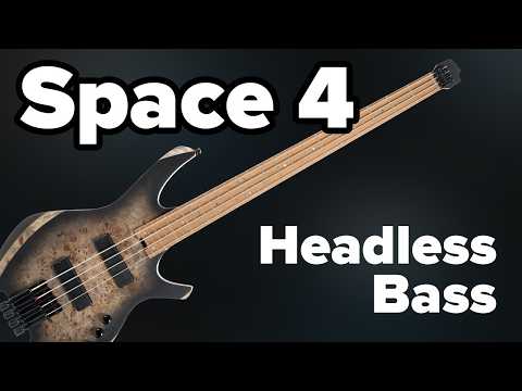 Cort Space 4 SDG | Headless 4-String Bass, Star Dust Green. | Reverb