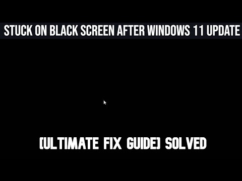 How to [FIX] Black Screen After Windows 11 Update [SOLVED]