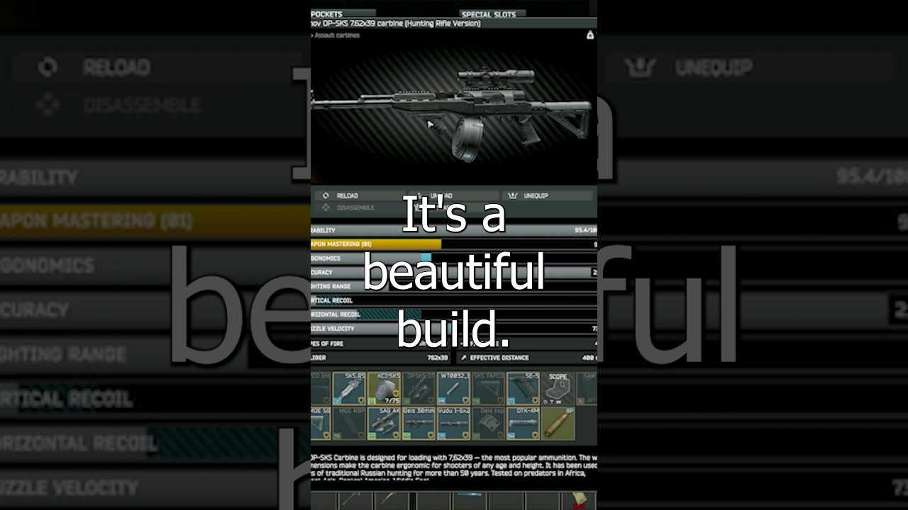 Most Tactical OP-SKS Build - Escape From Tarkov