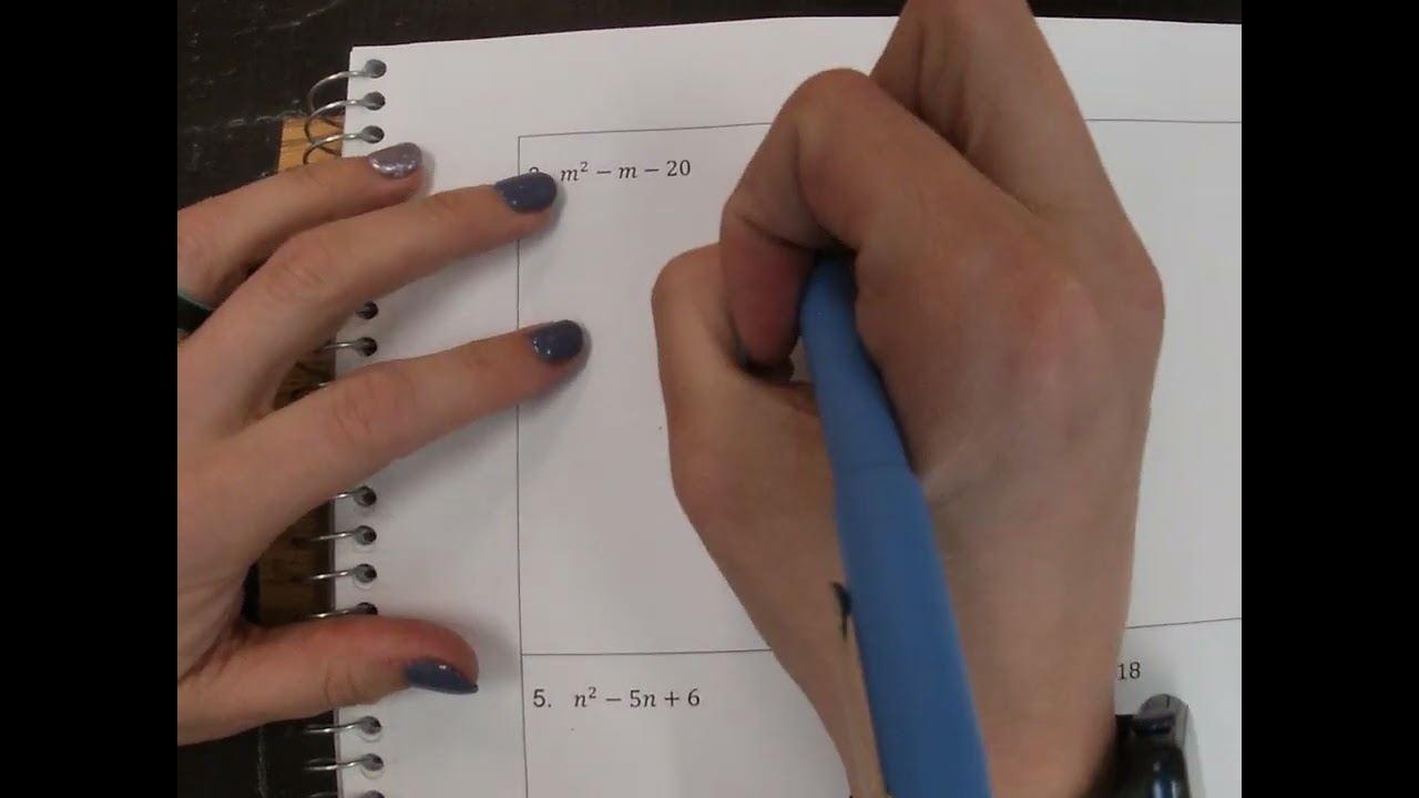 Factor All Trinomials Interactive Notebook