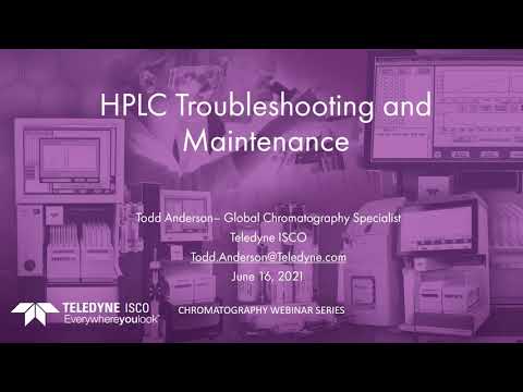 HPLC Troubleshooting and Maintenance Techniques