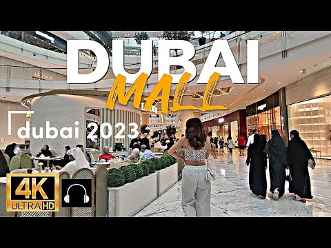 DUBAI MALL ||Most popular mall in the world! ||walk tour [ 4K ] 🇦🇪