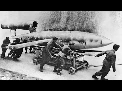 V-1 flying bomb "Buzz Bomb" - Stock Footage
