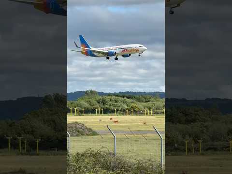 Jet 2 Smoky  Landing At Liverpool John Lennon Airport
